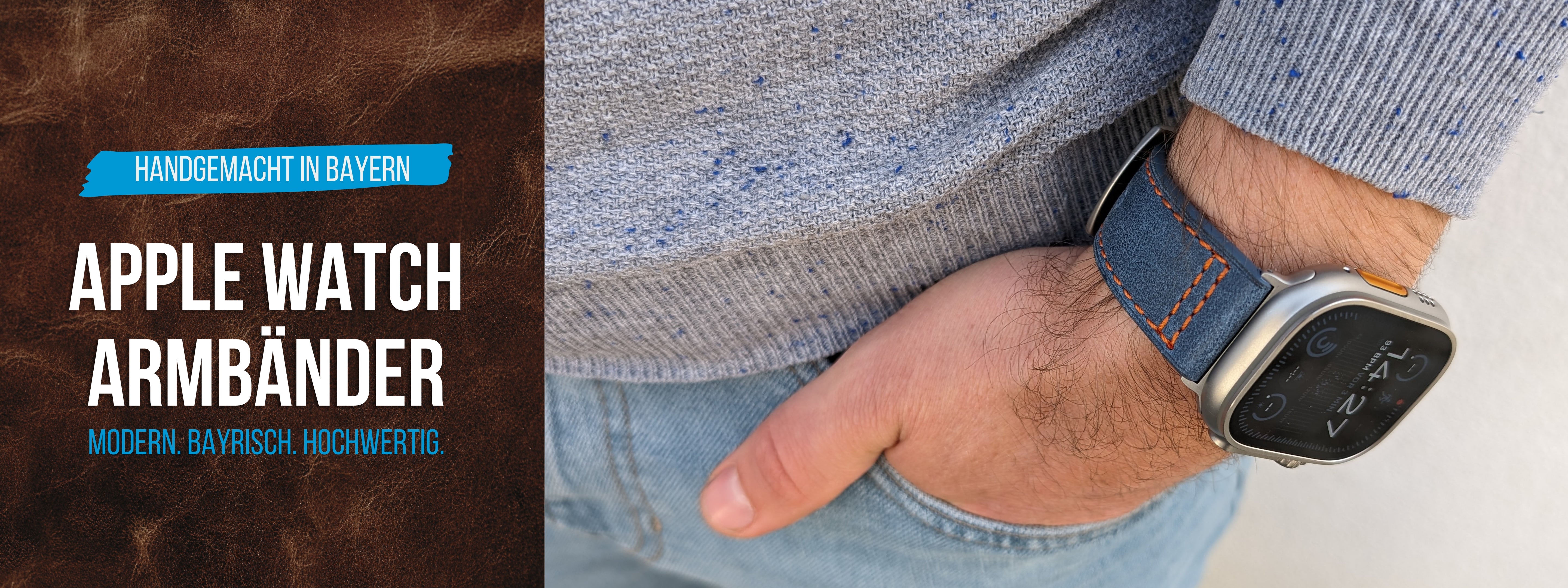 Bavarian BUA - Apple Watch Armbänder - Handgemacht in Bayern